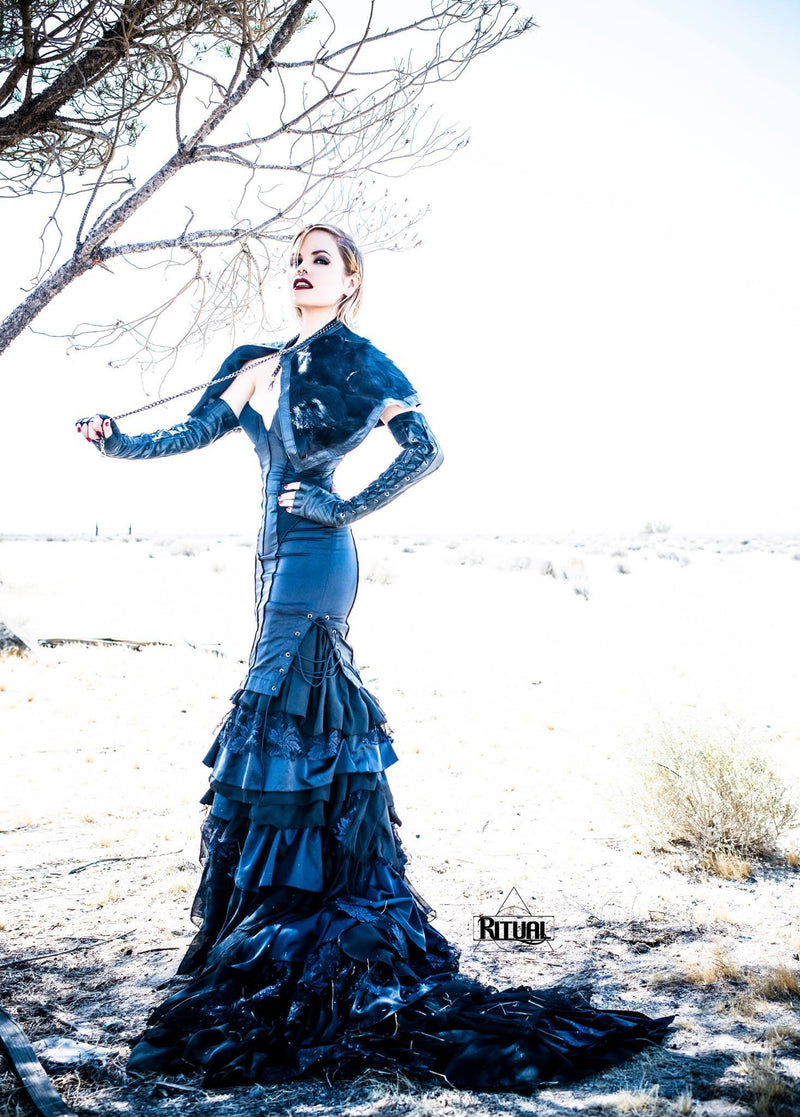 Raven Fur Cape - RITUAL
